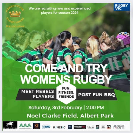 Come and Try Womens Rugby - Power House Rugby Union Melbourne